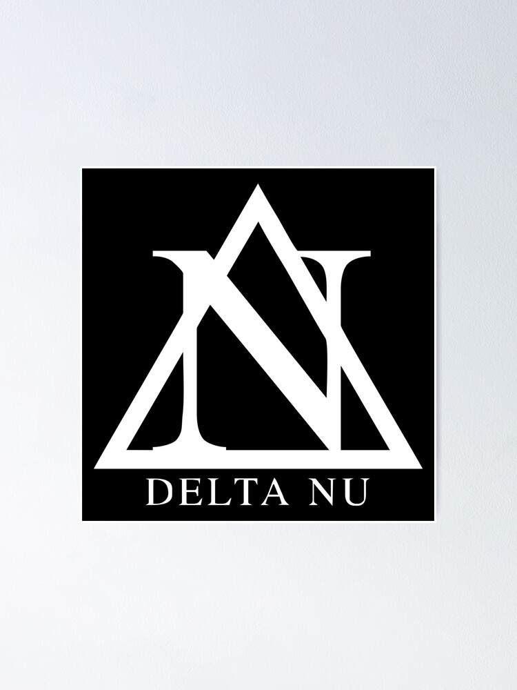 "Delta NU" Poster for Sale by luismilaa | Redbubble