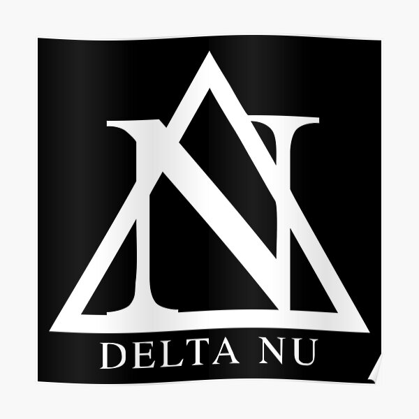 "Delta NU" Poster for Sale by luismilaa | Redbubble