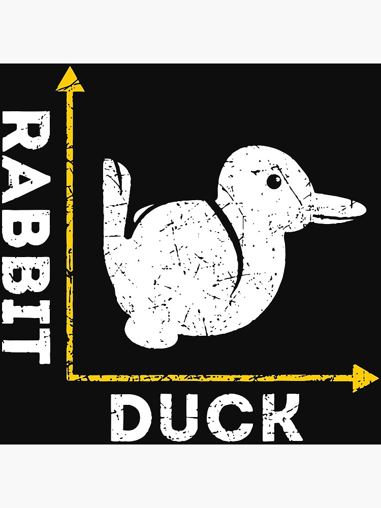 "RABBIT DUCK" Poster for Sale by fagujaki | Redbubble