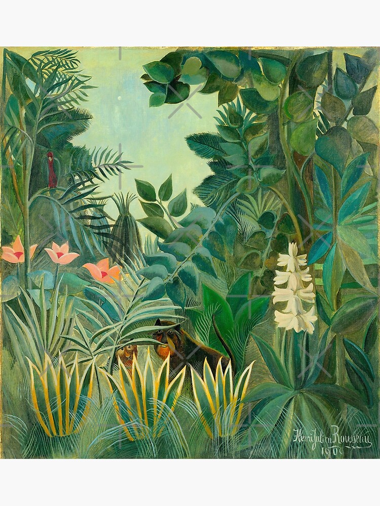 "The Equatorial Jungle - Henri Rousseau" Poster for Sale by ...