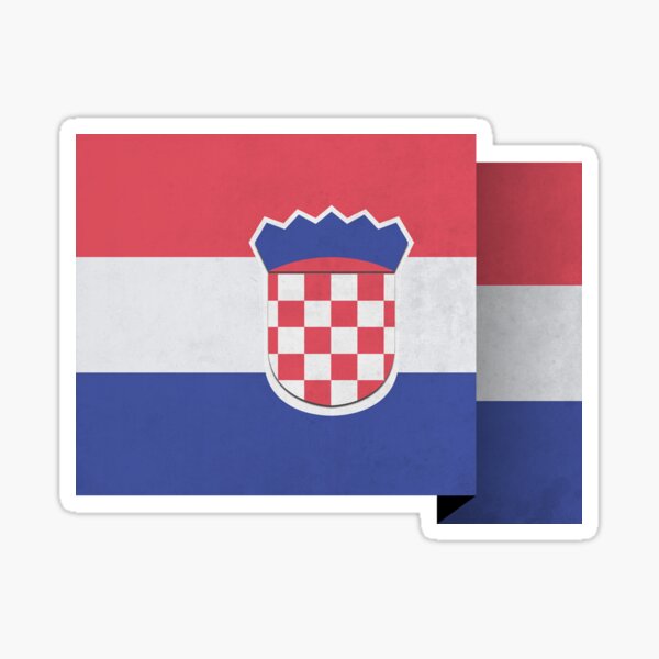 "Croatia" Sticker for Sale by FlatFlags | Redbubble