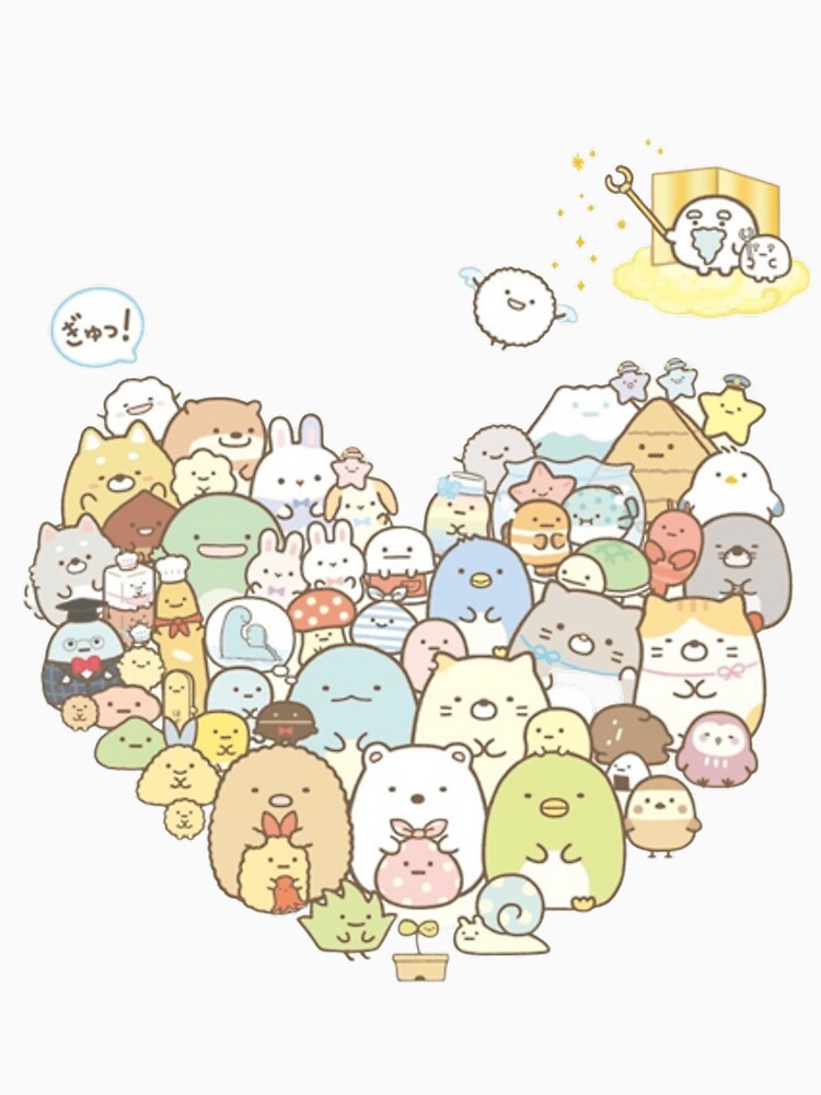 "Cute Sumikko Gurashi Love" T-shirt for Sale by CupWa | Redbubble ...