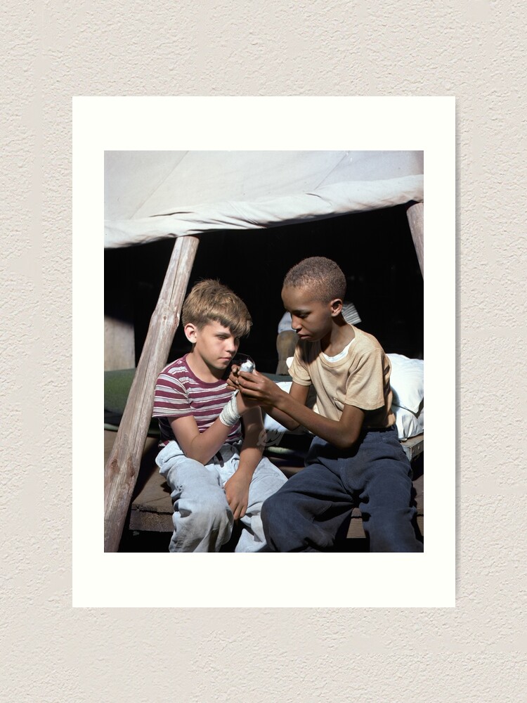 "Southfields, New York. Interracial activities at camp Nathan Hale ...
