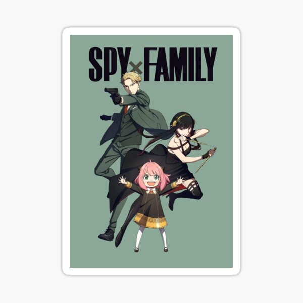 Sticker « Affiche de la famille Forger SPY x Family », par ...