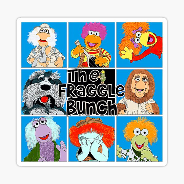 "Fraggle Rock Fraggle kkkk" Sticker for Sale by alinashoo | Redbubble