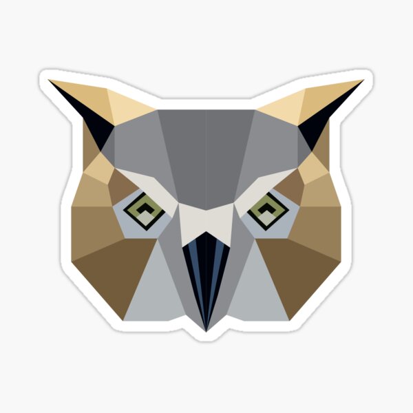 "The Wise Owl" Sticker for Sale by SABER-101 | Redbubble