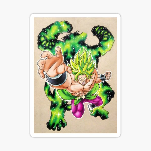 "Dragon Ball Super Broly" Sticker by JodyBoling | Redbubble