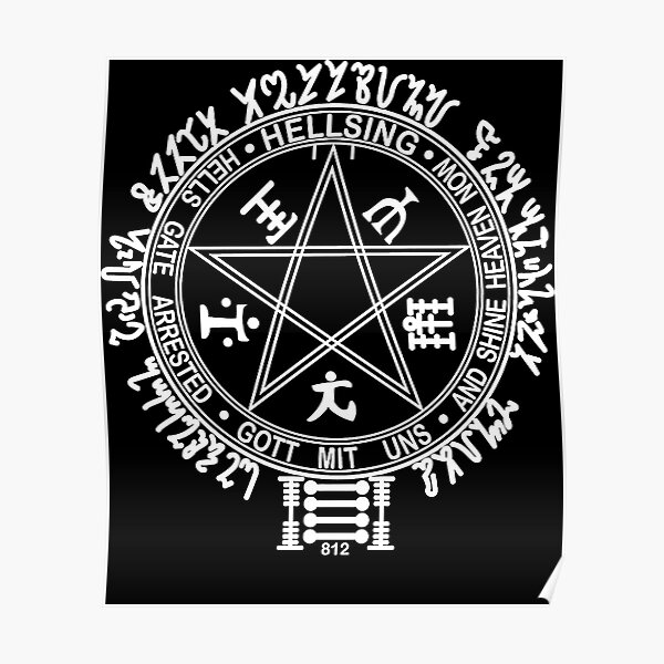 "Alucard Hellsing Logo" Poster for Sale by zanqkirt | Redbubble