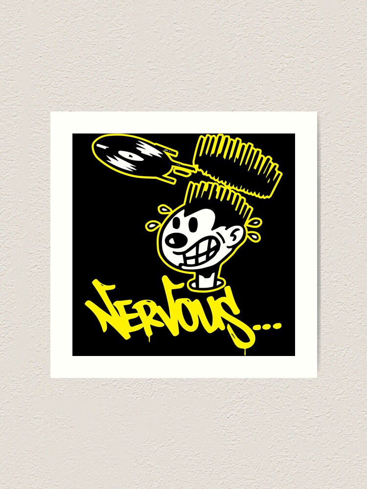 "Nervous Records Logo" Art Print for Sale by Eloiburer809 | Redbubble