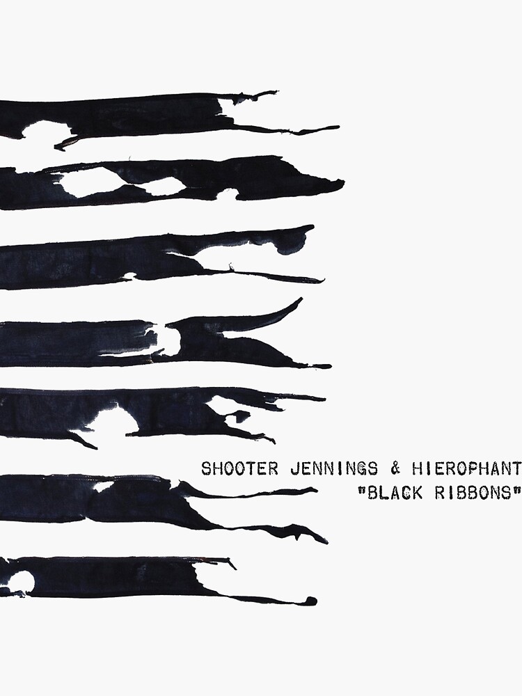 "Black Ribbons" Sticker for Sale by BigSteppers | Redbubble