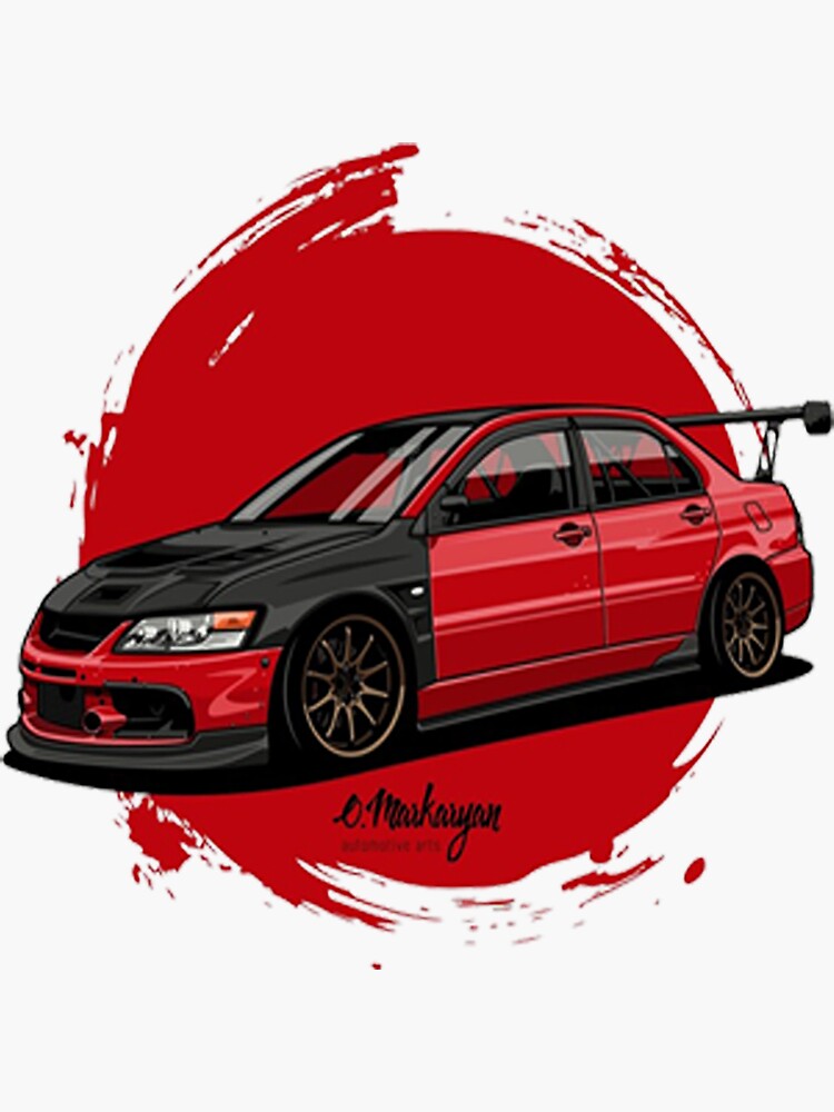 "mobil mobilan baru" Sticker for Sale by StefanVolkov | Redbubble