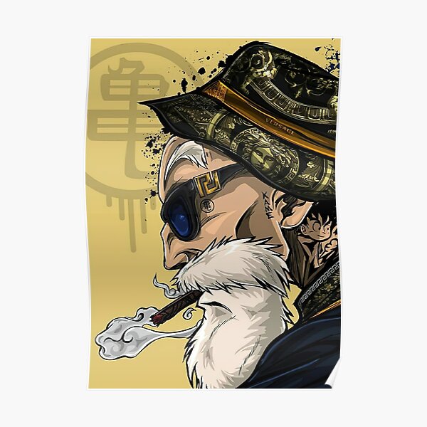 "Master Roshi" Poster for Sale by BryanCragg | Redbubble