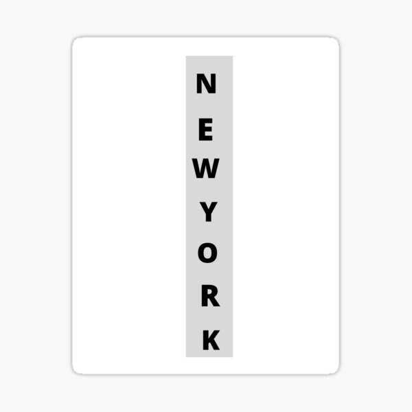 "Newyork kry design" Sticker for Sale by krycreates | Redbubble