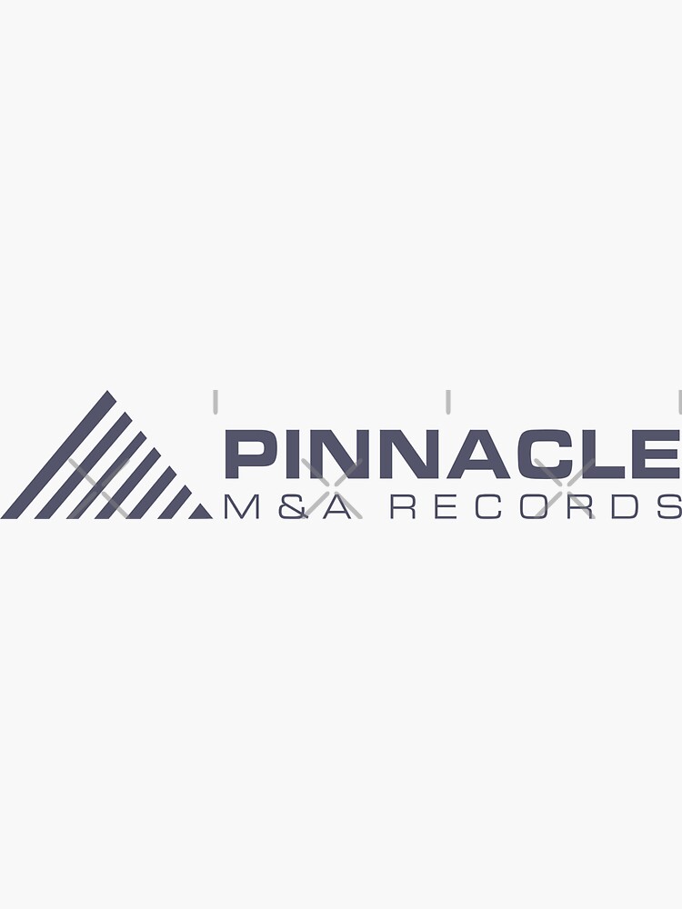 "Pinnacle Records" Sticker for Sale by McPod | Redbubble