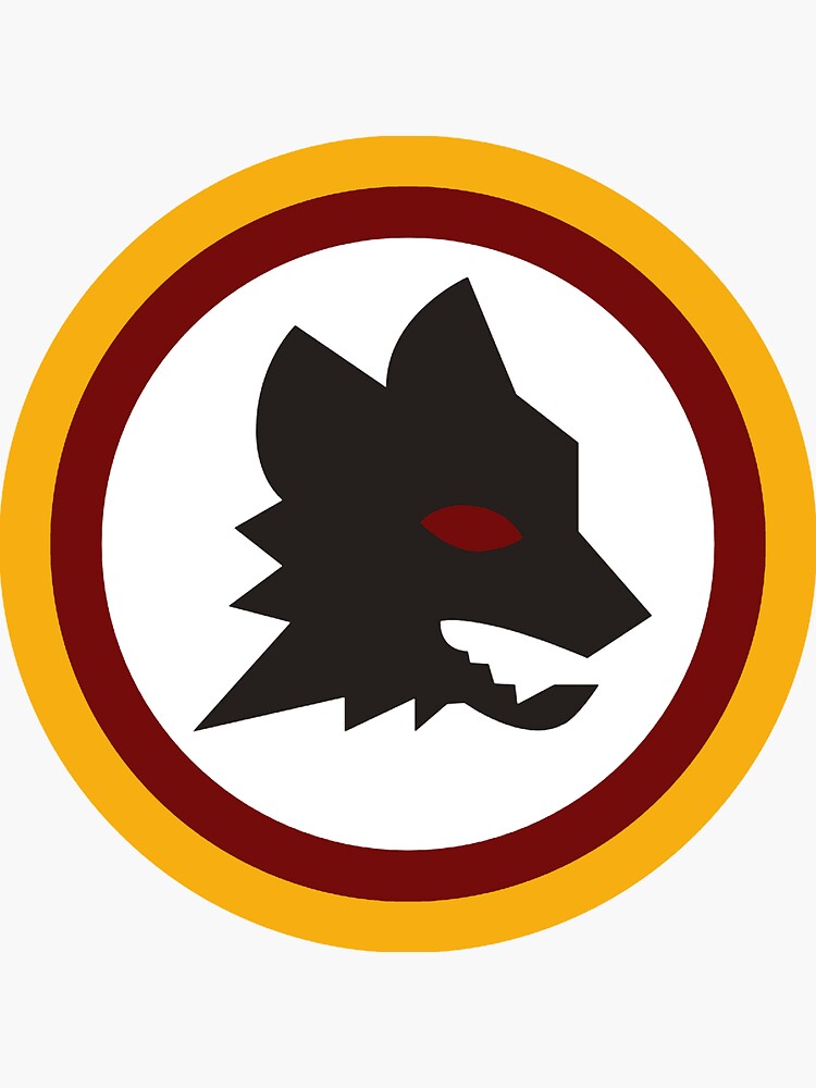 "AS - ROMA - LOGO" Sticker for Sale by TravoStrac44 | Redbubble