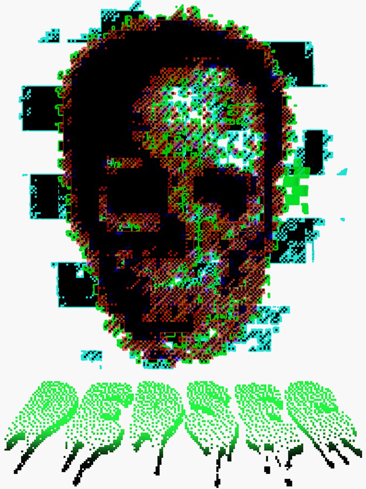 "DedSec" Sticker by PawandFang | Redbubble