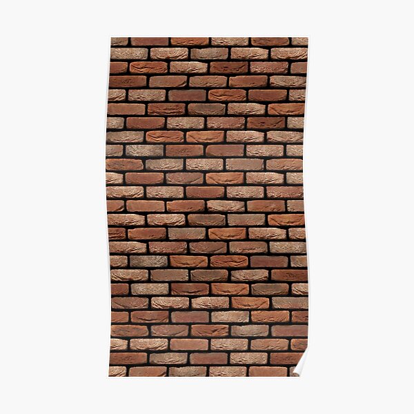 "Bricks" Poster for Sale by Arthista | Redbubble