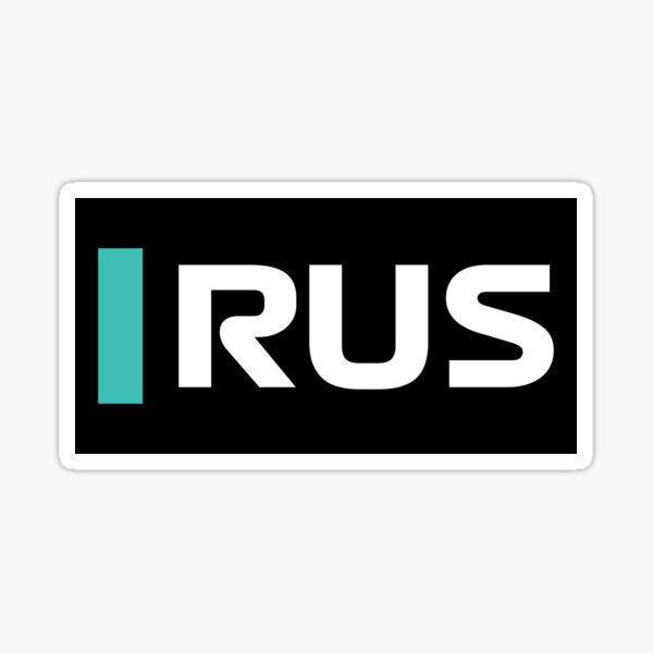 "George Russell" Sticker for Sale by demhan | Redbubble