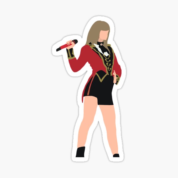 "Taylor swift red " Sticker for Sale by brionprgerdtsn | Redbubble