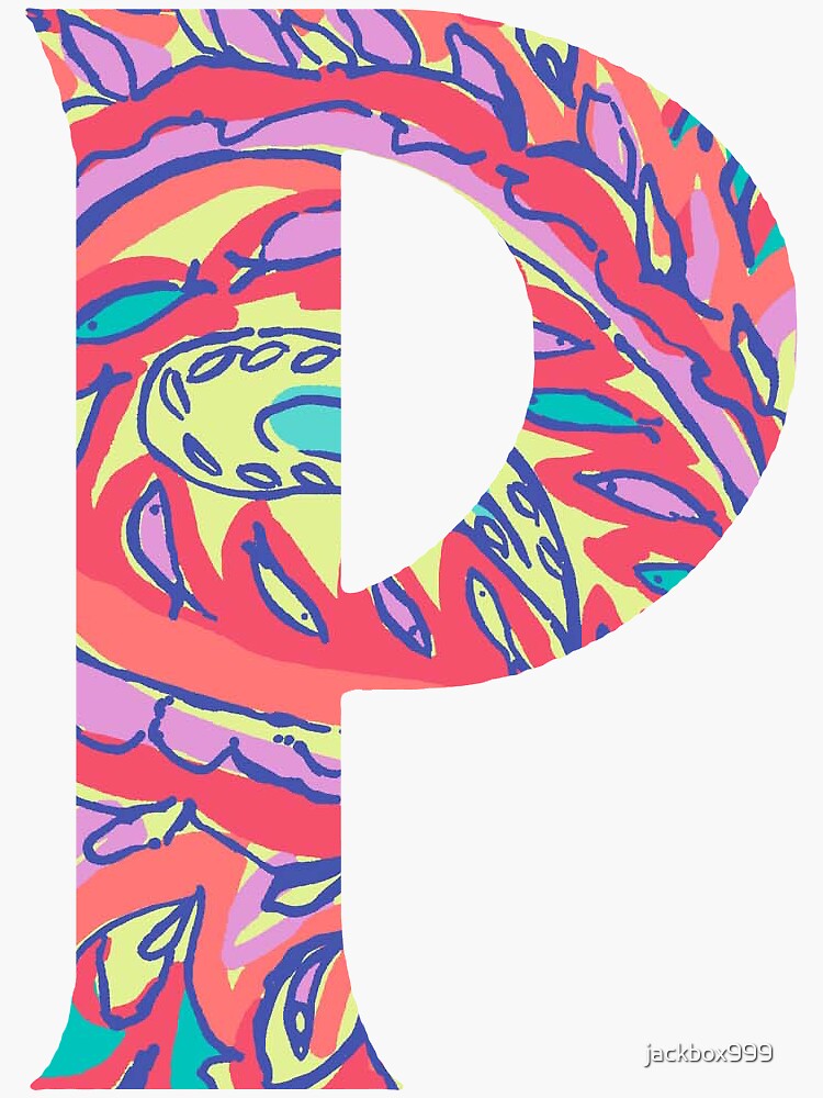 "rho greek letter p" Sticker by jackbox999 | Redbubble