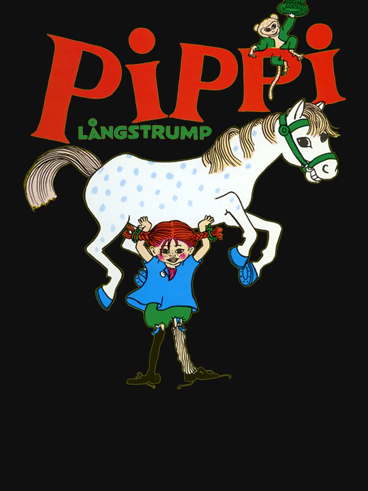 "PIPPI LANGSTRUMP PIPPI LONGSTOCKING" T-shirt by Elmererson | Redbubble ...