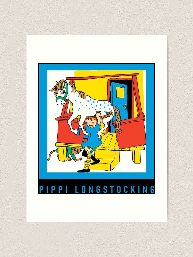 "PIPPI LANGSTRUMP PIPPI LONGSTOCKING" Art Print for Sale by Elmererson ...