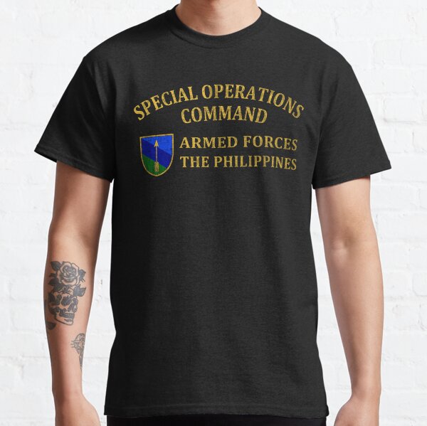 "Filipino Special Forces Army Philippines Military #2208" T-shirt for ...
