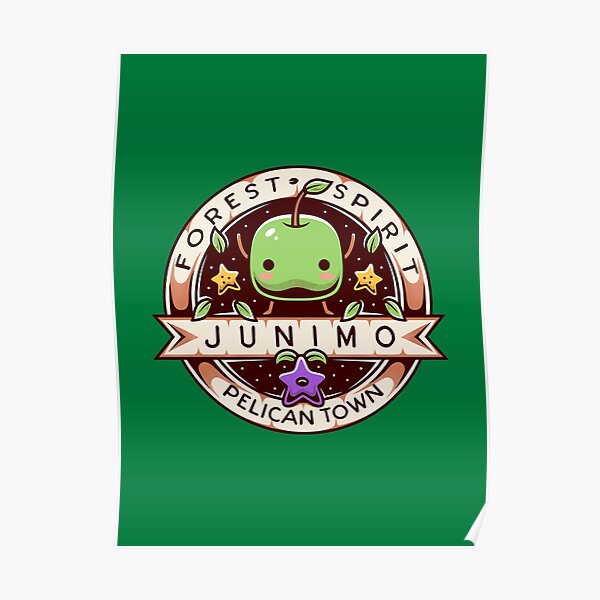 "Junimo Forest Spirit" Poster for Sale by AlundrART | Redbubble