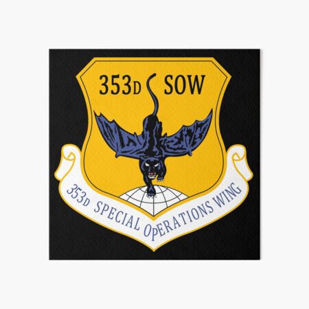 "US 353 SOW Special Operation Wing Army USA Military #2211" Art Board ...