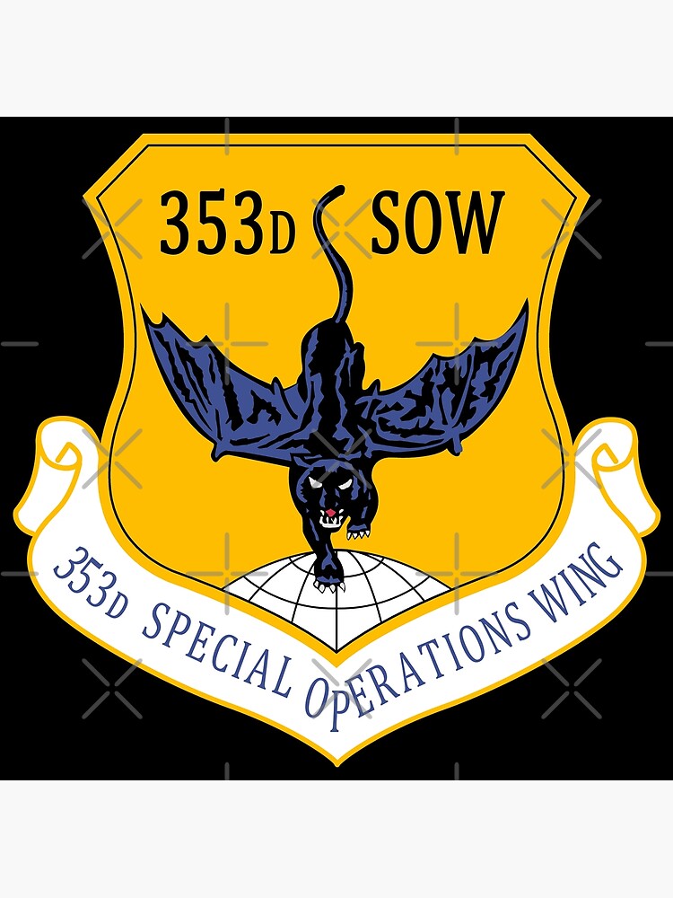 "US 353 SOW Special Operation Wing Army USA Military #2211" Poster by ...