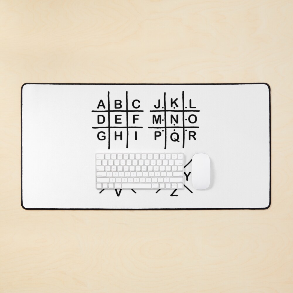 "Pigpen Cipher Code" Art Print for Sale by Paul Chapman | Redbubble
