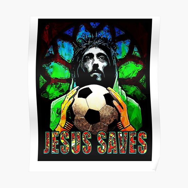 "Jesus Saves" Poster by TangentTees | Redbubble