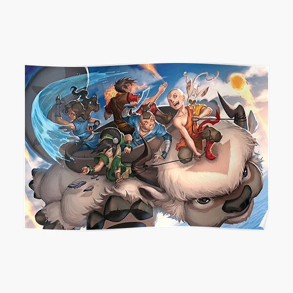 "ATLA" Poster by Quirkart | Redbubble