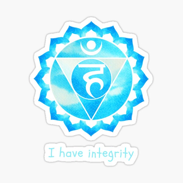 "Throat Chakra" Sticker for Sale by aprajoos | Redbubble