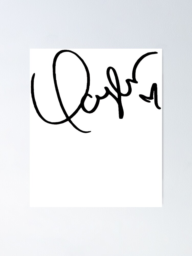 "Taylor Swift Signature " Poster for Sale by brionprgerdtsn | Redbubble
