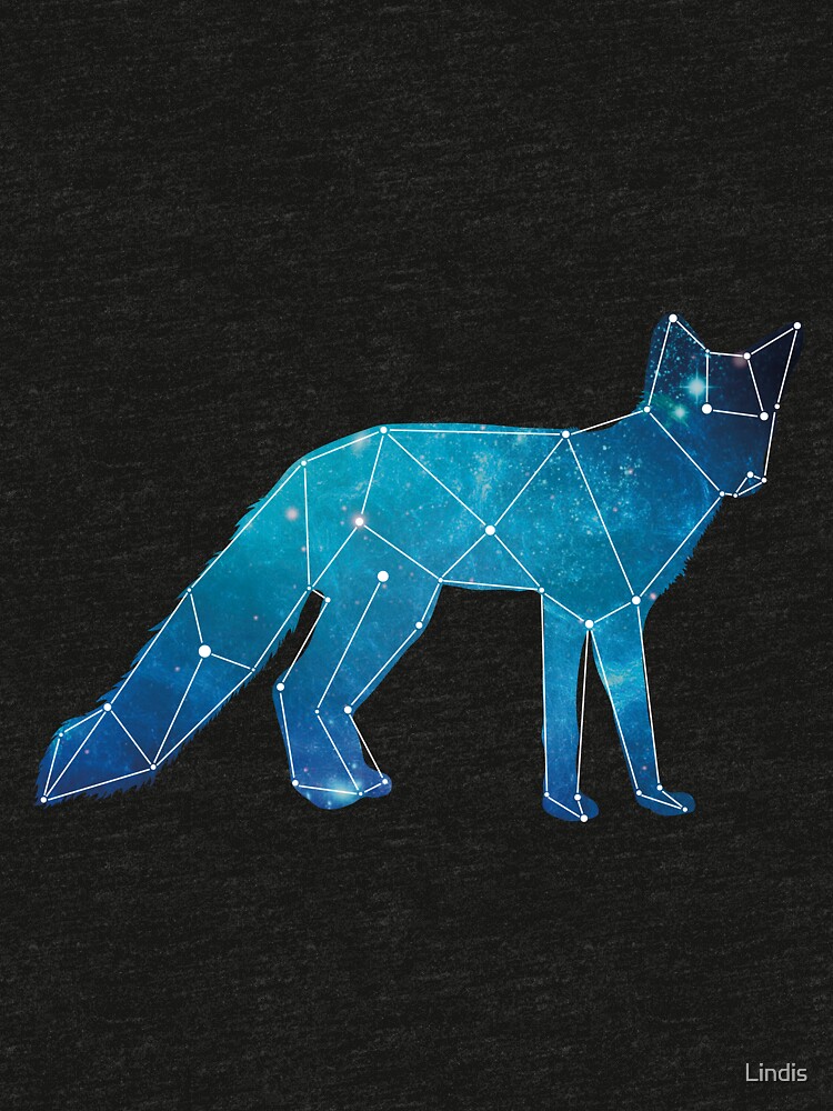 "Fox constellation" T-shirt by Lindis | Redbubble