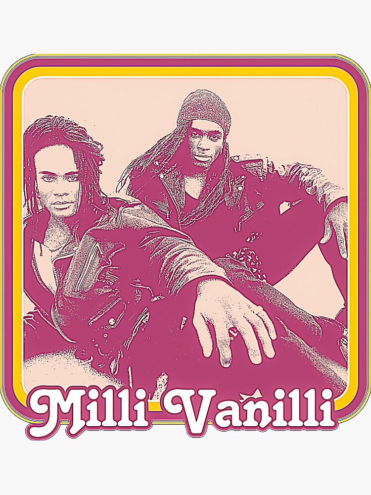 "Milli Vanilli iiiMilli Vanilli Milli Vanilli" Sticker for Sale by ...