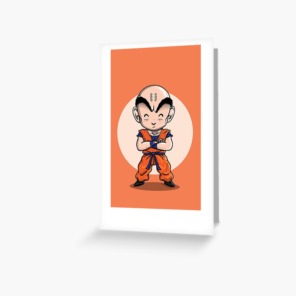 Tarjetas de felicitación «Ilustraciones de dibujos animados de Krillin ...