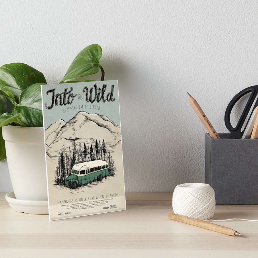 "Into The Wild Illustrated Film Poster" Canvas Print for Sale by ...