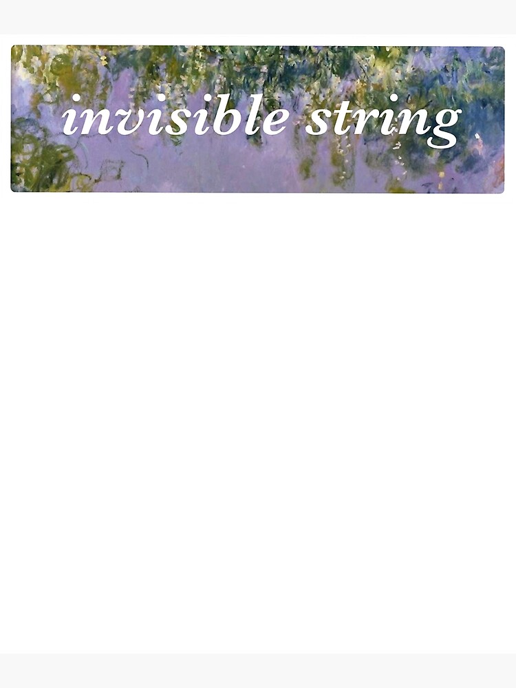 "Taylor Swift Invisible String Monet " Poster for Sale by ...