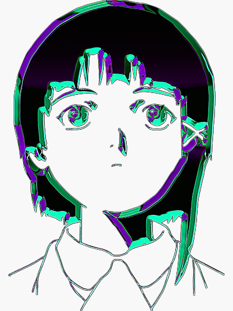 "Serial Experiments Lain fan gift" Sticker for Sale by raulresurection ...