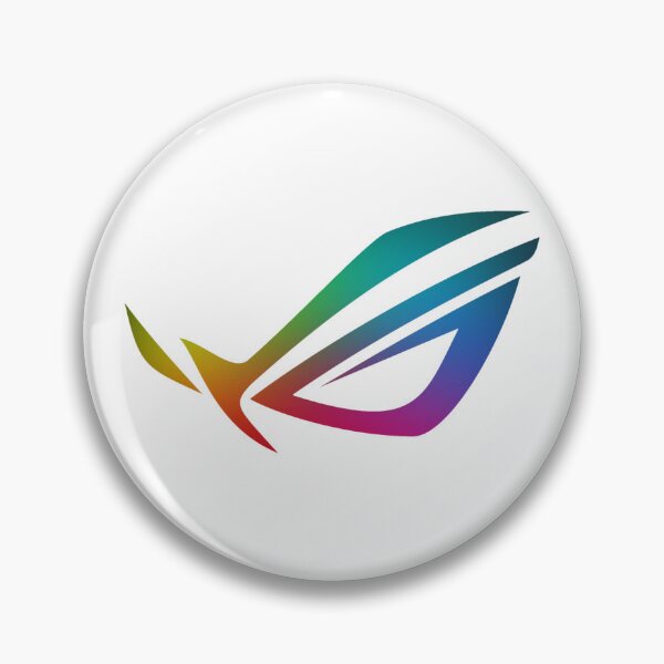 "Asus ROG Logo RGB (Chroma)" Pin for Sale by ItsAbhishek | Redbubble