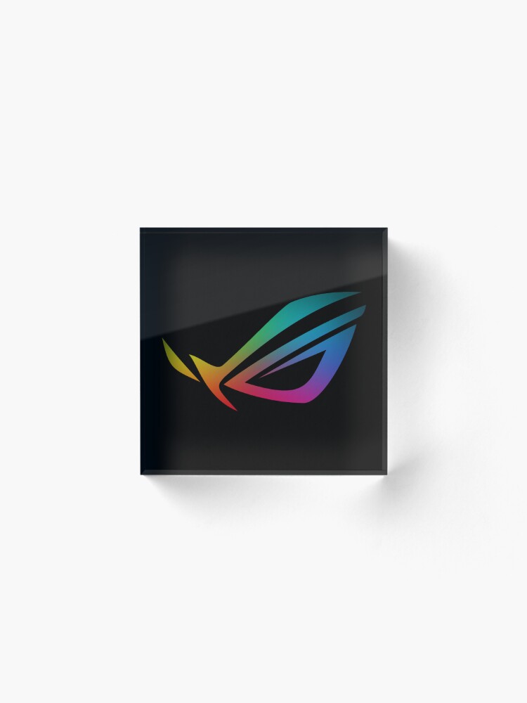 Acrylblock for Sale mit "Asus ROG-Logo RGB (Chroma)" von ItsAbhishek ...