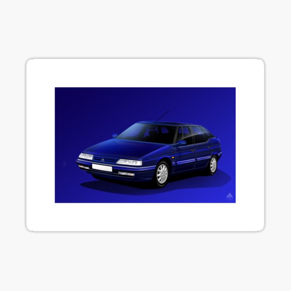 "Poster artwork - Cit roen XM V6 24V " Sticker for Sale by ...