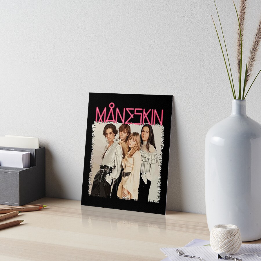 "The Official Merchandise Of Maneskin - Maneskin" Art Board Print for ...