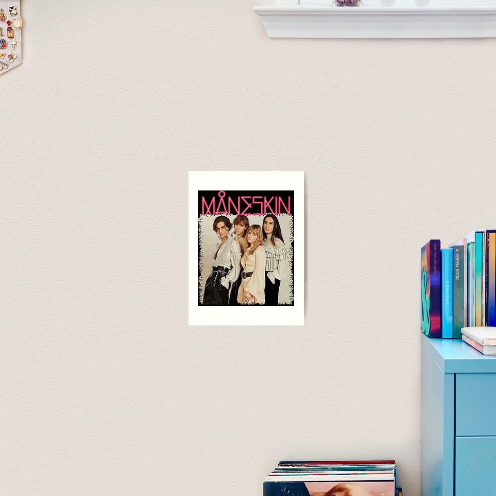 "The Official Merchandise Of Maneskin - Maneskin" Art Print for Sale by ...