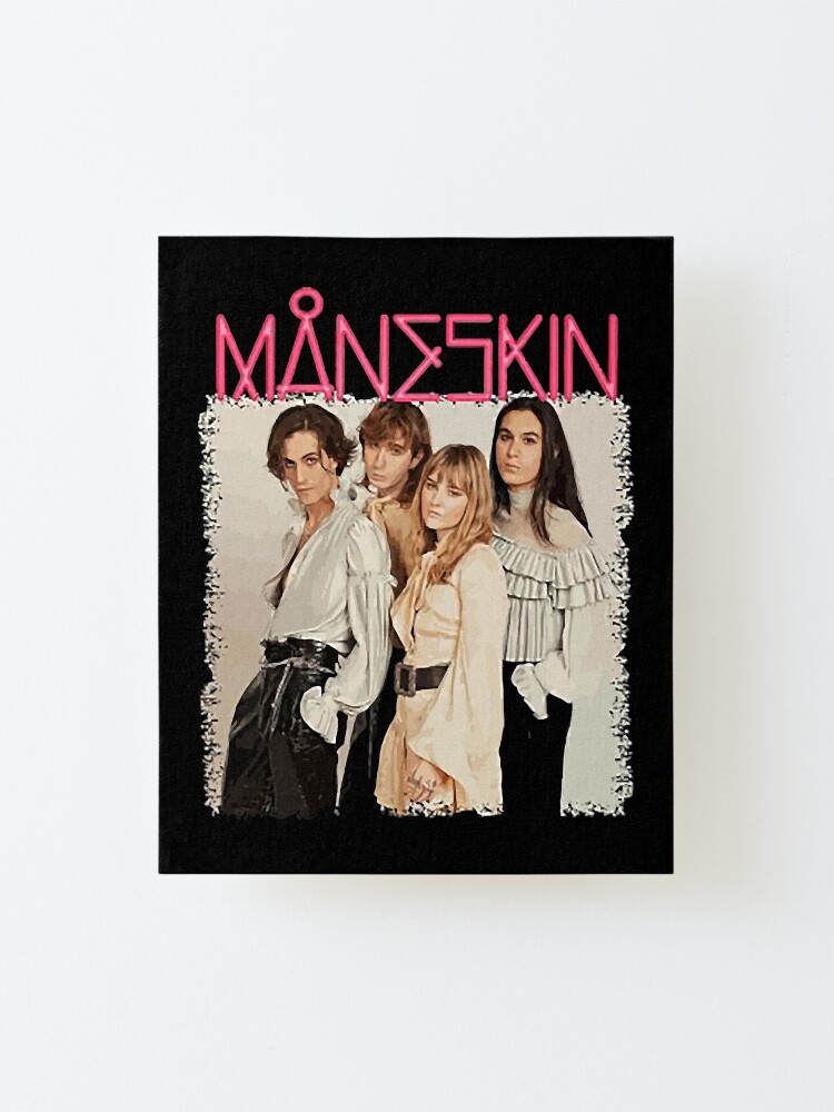 "The Official Merchandise Of Maneskin - Maneskin" Mounted Print for ...