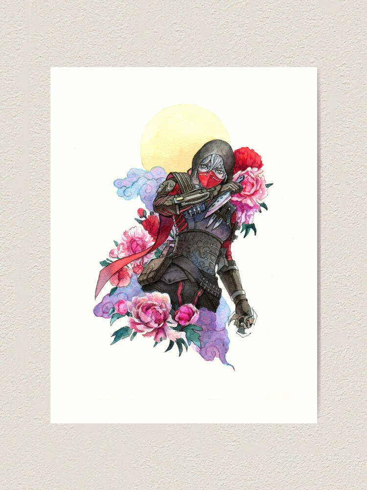 "Wraith Rift Stalker Apex Legends Liuyuart Liu Yu art" Art Print for ...