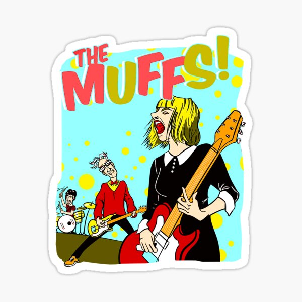 "The Muffs cartoon" Sticker for Sale by arvidfeil | Redbubble