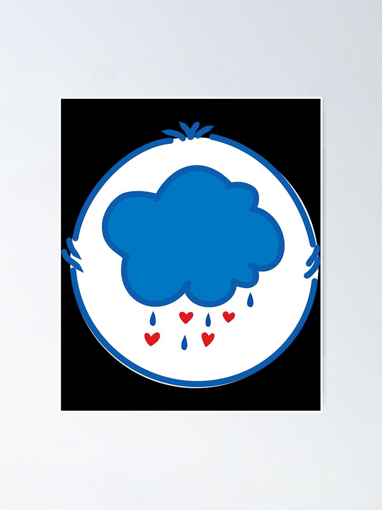 "Care Bears T-ShirtGrumpy Bear Symbol" Poster for Sale by MirabelSaul ...